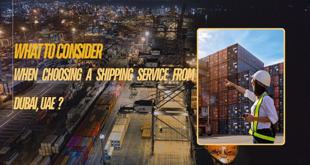 Electronics Shipping Services Dubai, UAE